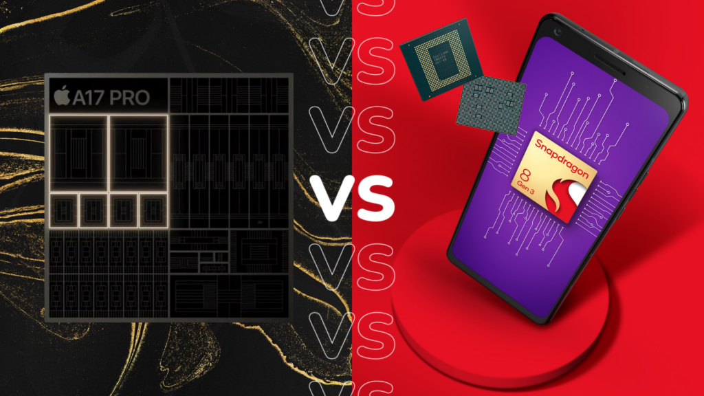 Snapdragon 8 Gen 3 contre Apple A17 Pro : Qualcomm ou Apple ...
