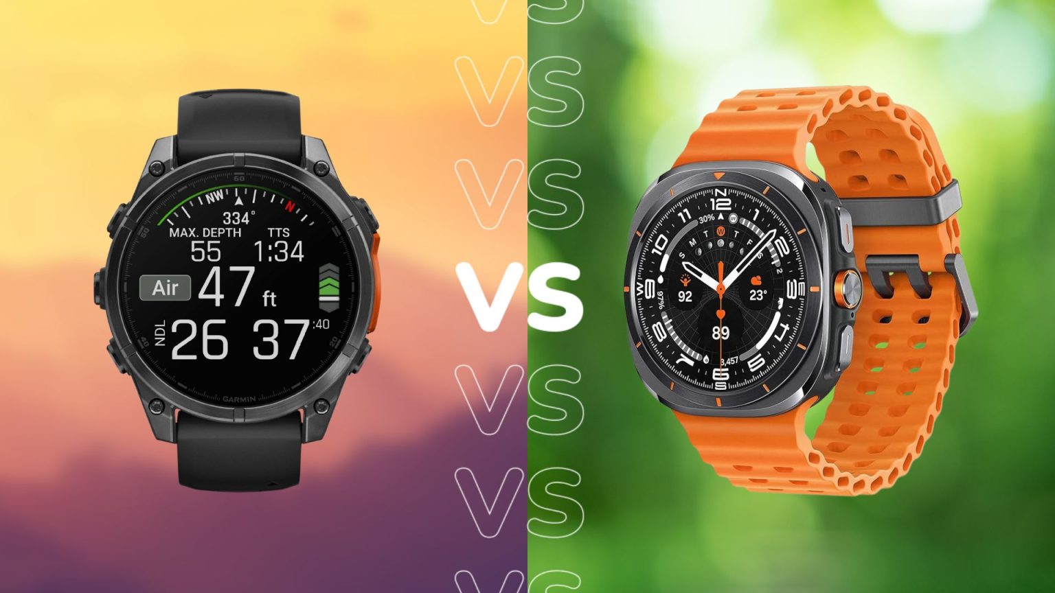 Garmin Fenix 8 vs Samsung Galaxy Watch Ultra : comparaison des montres ...